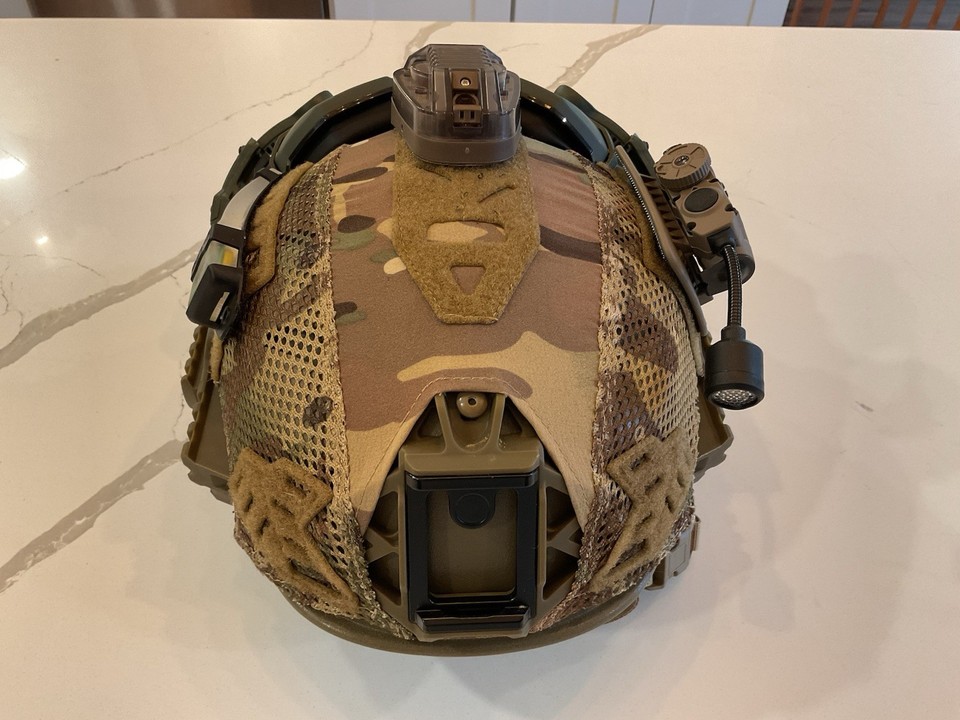 Military Training Or Bump Helmet/ Air Soft Modified/ Customized Size ...