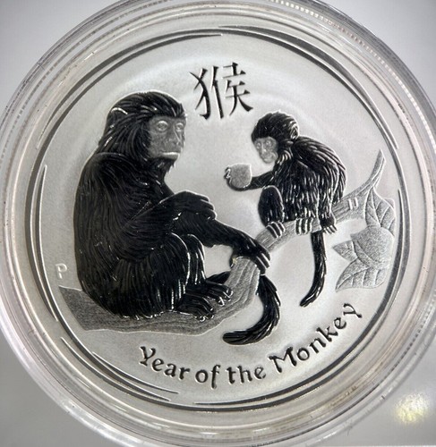 2016 Perth Mint Year Of The Monkey 1oz Silver Coin | Comes In Capsule ...