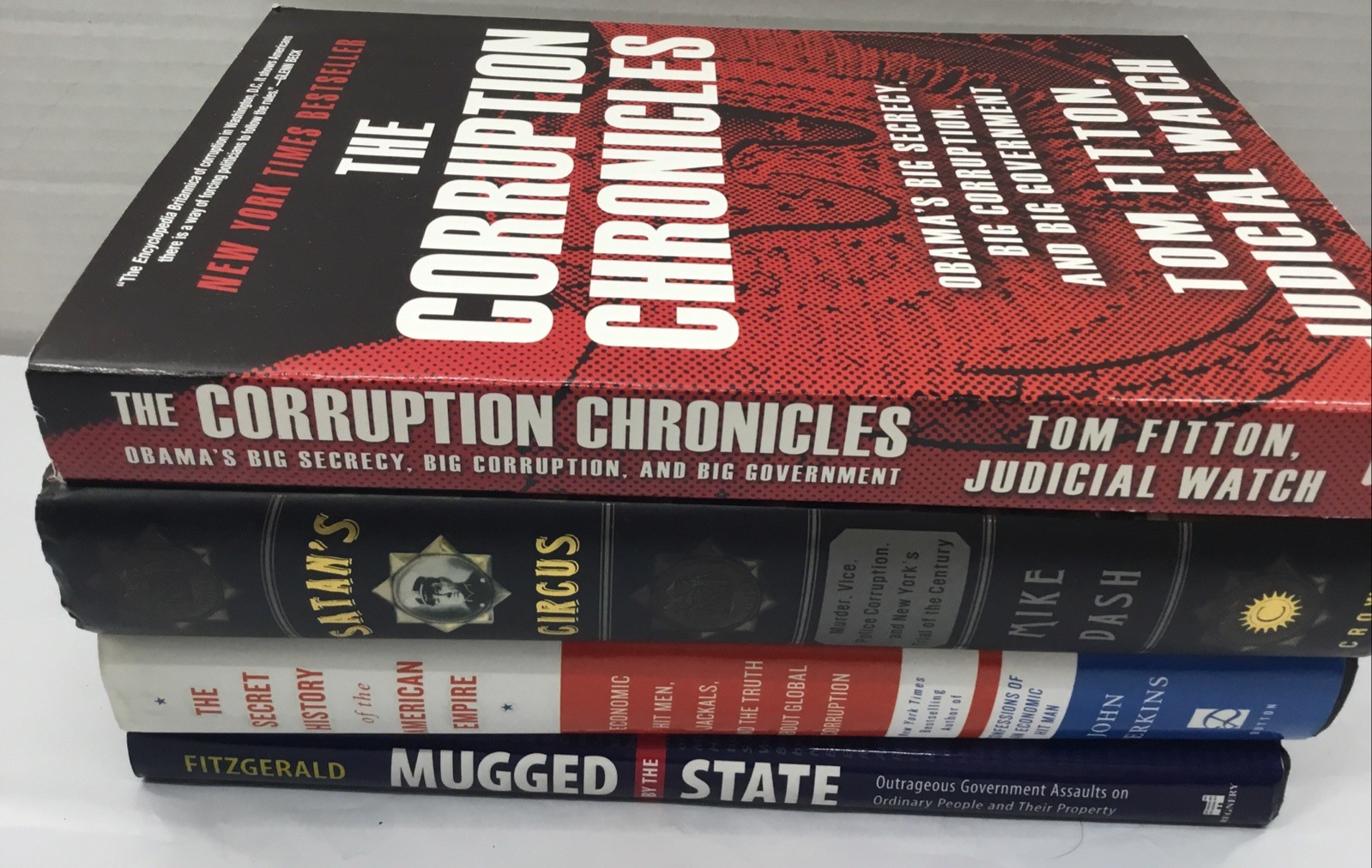 Government Police Corruption 4 Book Lot Mugged by the State Satan's ...