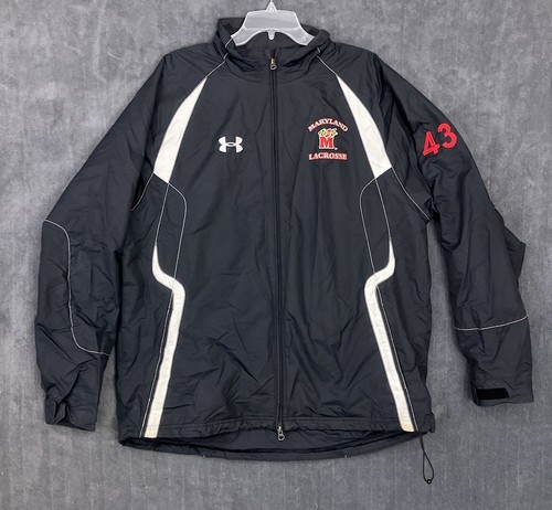 VTG University Of Maryland Lacrosse Under Armour Player Issued Jacket ...