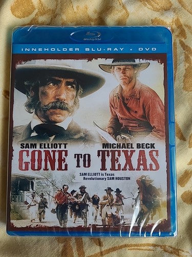 GONE TO TEXAS BLU RAY+DVD BRAND NEW SEALED SAM ELLIOTT IMPORT ENGLISH ...