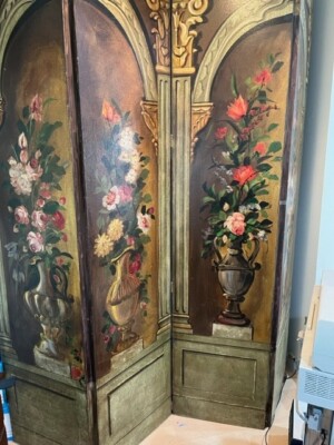 Beautiful Victorian Room Divider 102 inches high and 4 panels of 22 ...