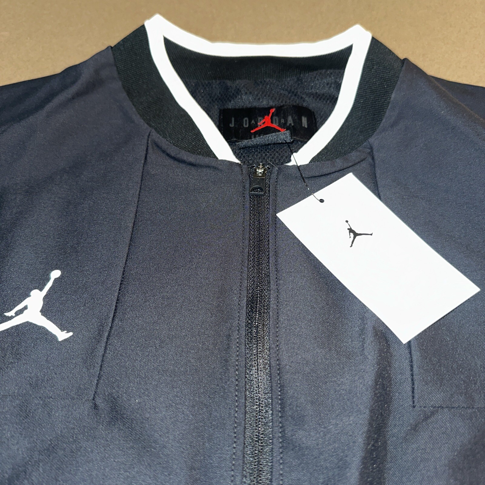 Nike Jordan Team Lightweight SS Coaches Jacket Mens M Black CV5858-010 ...
