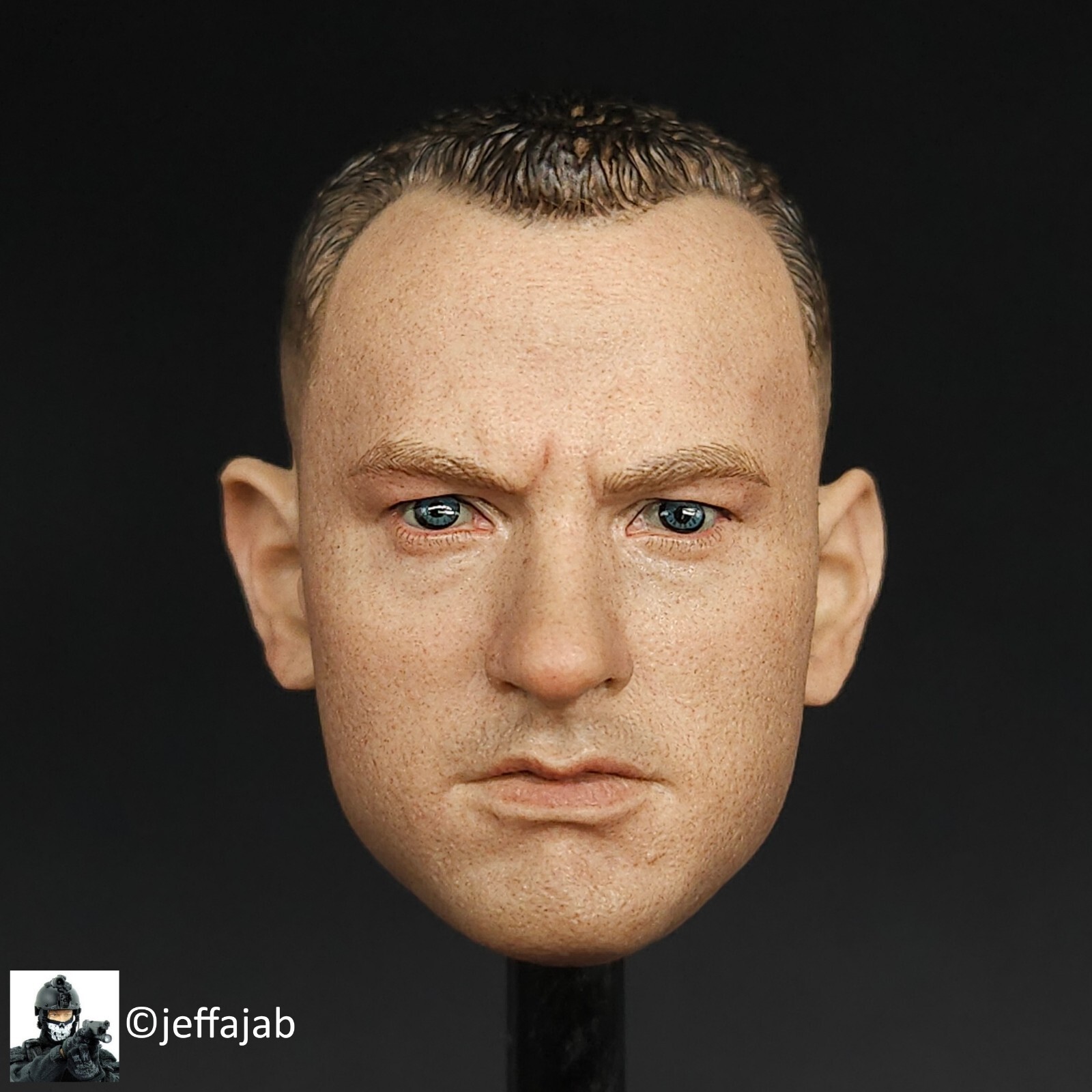 1:6 scale DJ Custom Forrest Gump in Vietnam Male Head Sculpt for 12 ...
