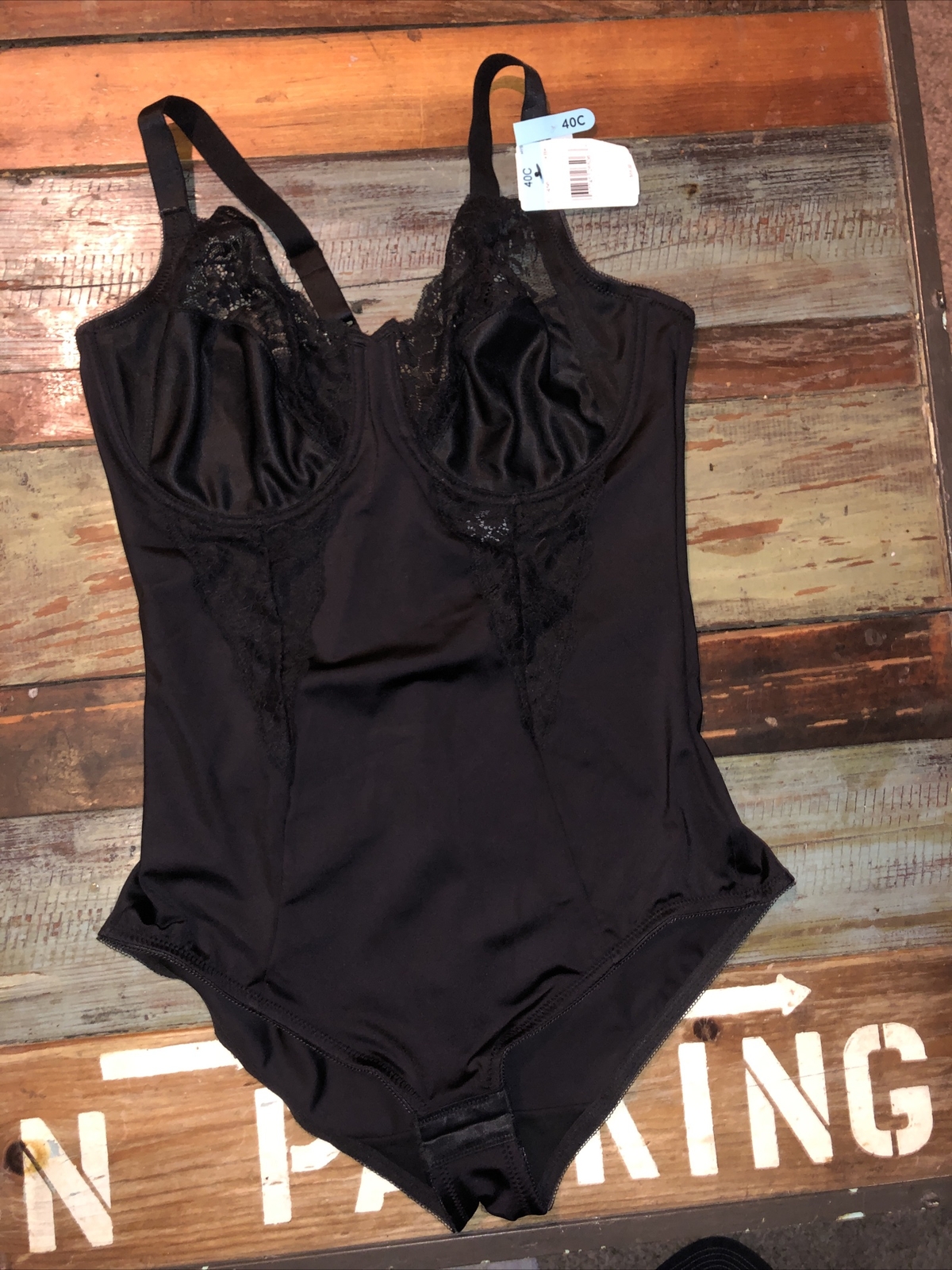 Maidenform+Flexees+Women%27s+Shapewear+Body+Briefer+With+Lace+Black ...