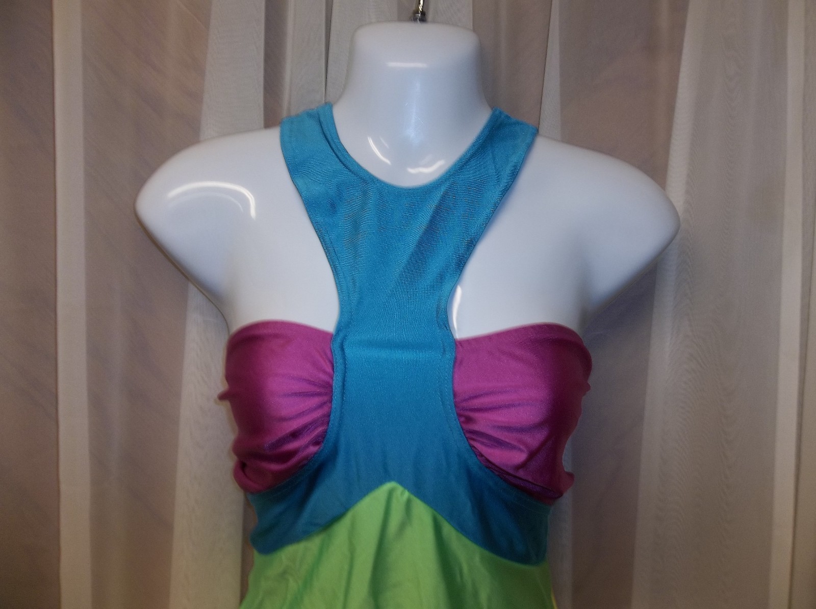 SEXY GO GO DANCER DRESS TOP Halloween COSTUME ADULT LARGE | eBay