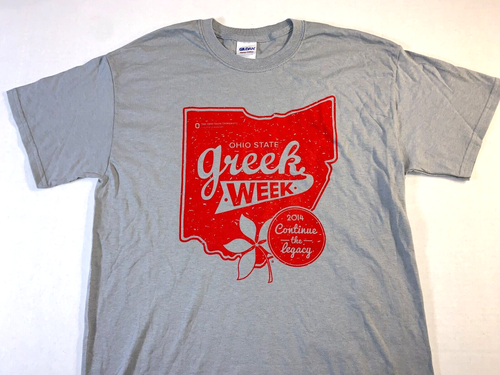 Ohio State University 2014 Greek Week T-Shirt New! MEDIUM | eBay