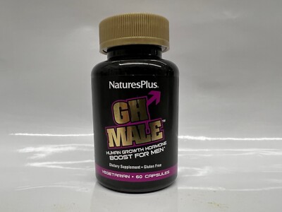 Nature's Plus GH Male Hormone Boost For Men 60 Caps New Sealed 11/2024 ...