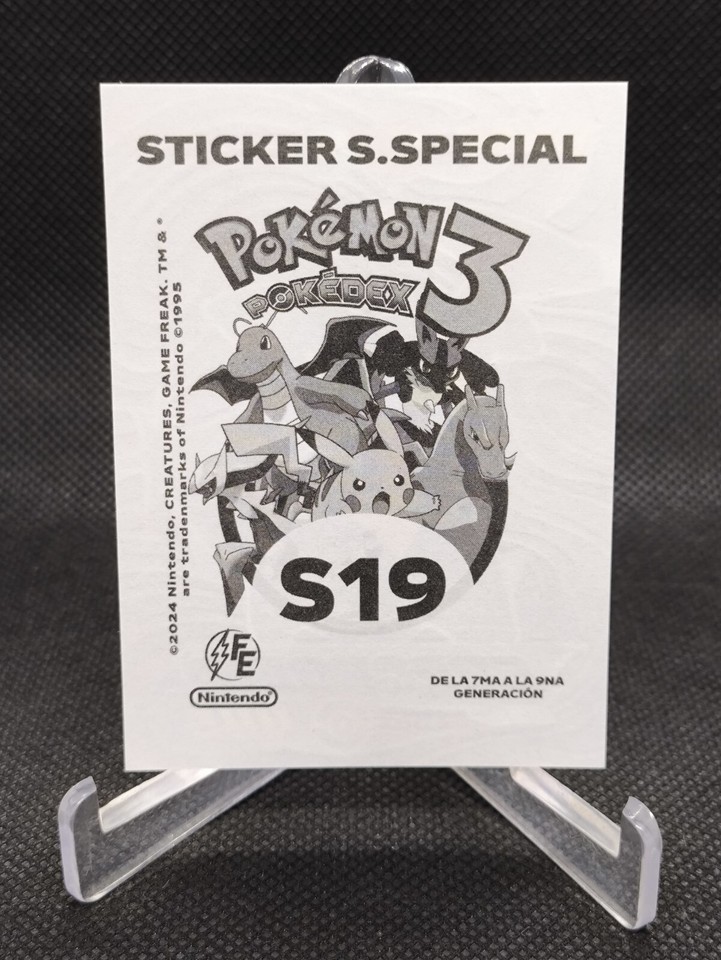 Garchomp 445 Gold Foil 2024 Blue Pokedex Sticker Vol3 Flash Edition # ...