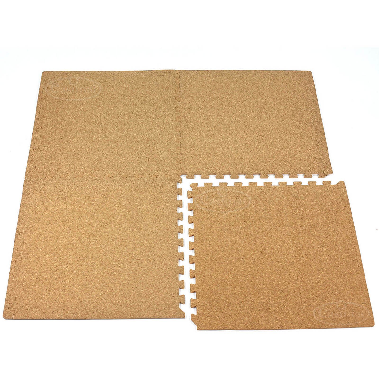 Cork Floor Tiles Soft EVA Mats Foam Base Play Home Protective Flooring ...