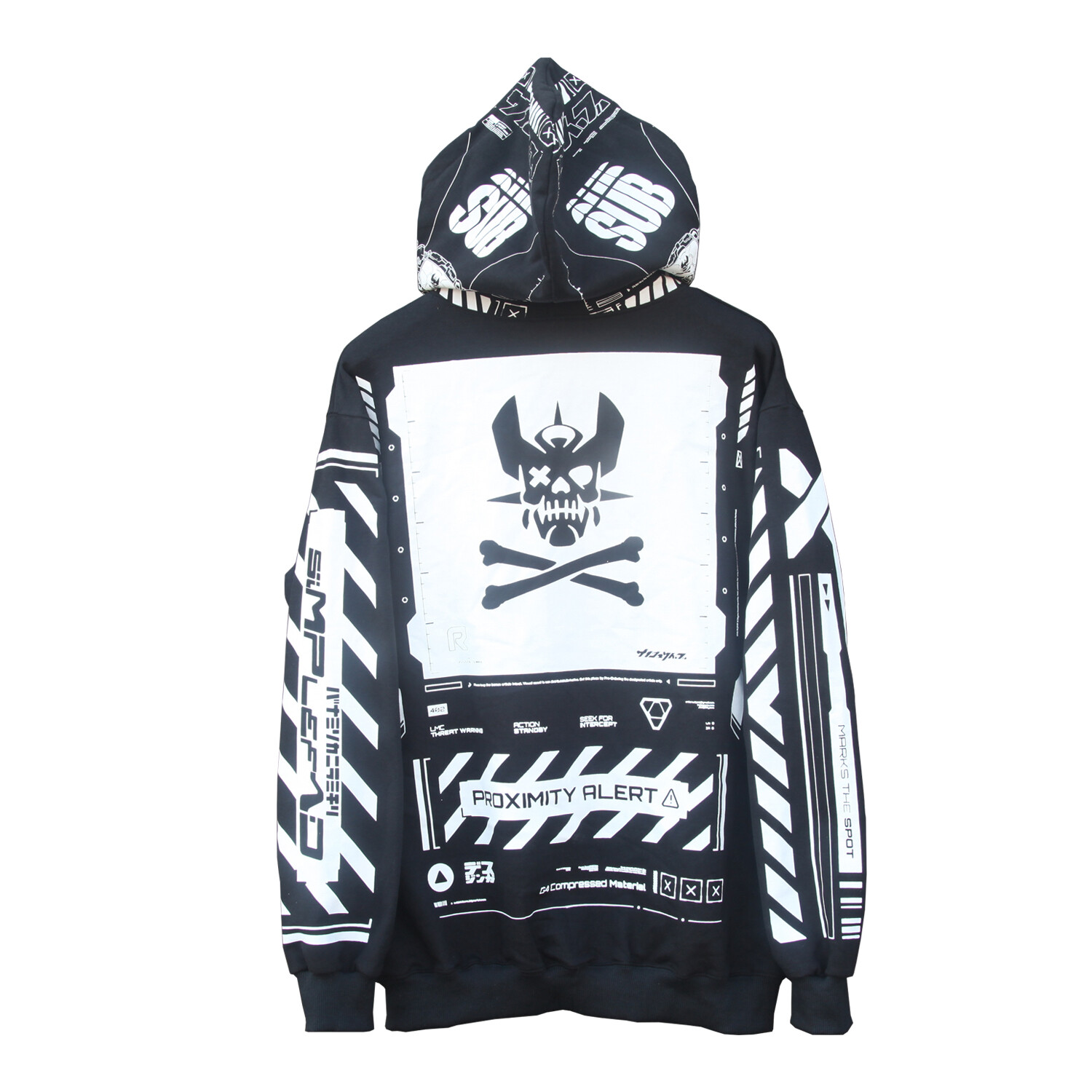 Niepce Men's Cyber Explosion Techwear Jacket Streetwear Long Sleeves ...