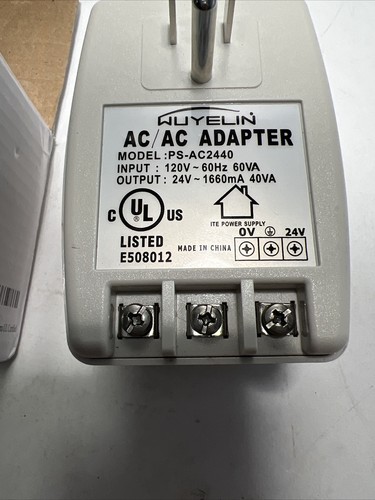 24VAC 40VA Plug in Transformer Doorbell Compatible with All Doorbells ...