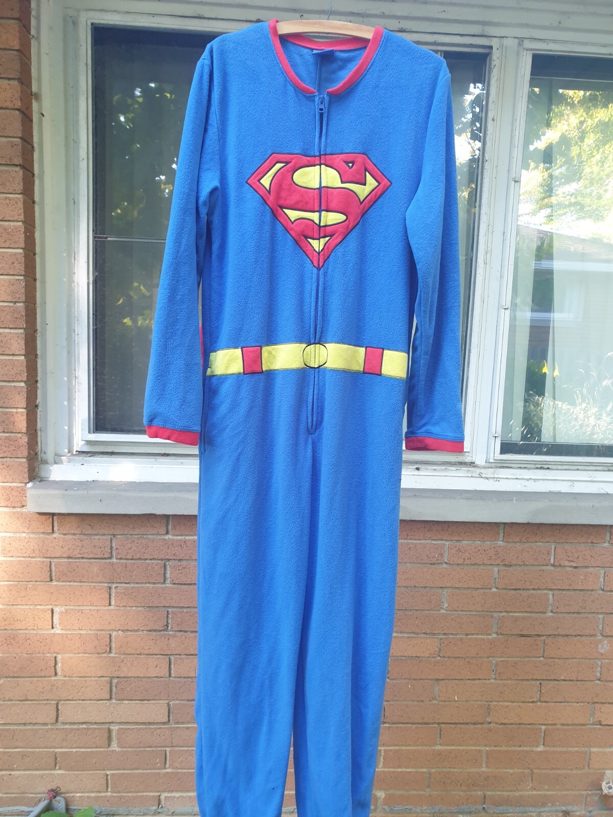 DC Comics Superman Costume Suit Cosplay Halloween Adu… - Gem
