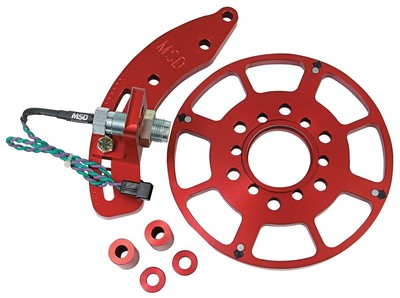 MSD 8615 8" Balancer Crank Reluctor Kit Red | eBay