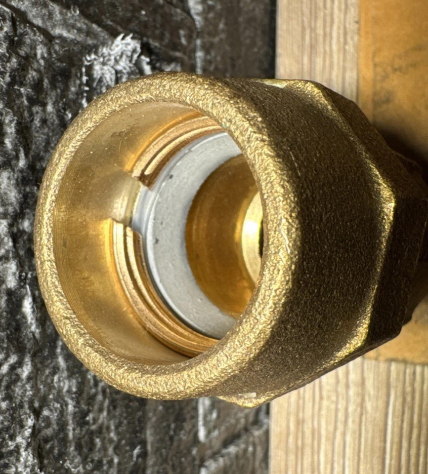 FORD Grip Joint BRASS COUPLING 1" #C44-44-G-NL CTS X CTS | eBay