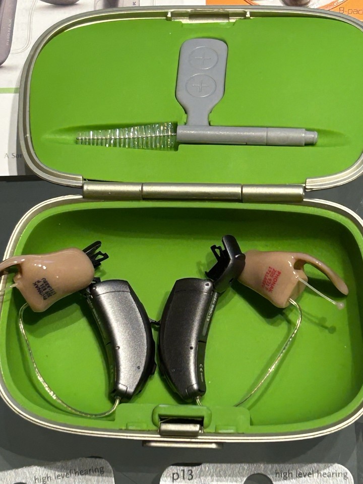 Phonak Audeo B90 Hearing Aids 13 Batt. Remote. Dry Lux Box. Extra ...