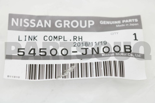 54500JN00B Genuine Nissan LINK COMPL-TRANSVERSE,RH 54500-JN00B | eBay