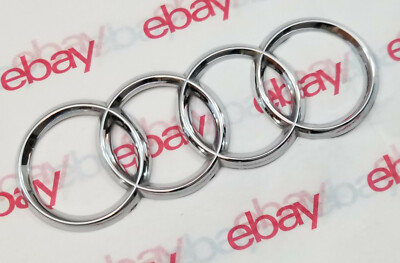 Audi Trunk Logo Rings Emblem OEM (7 9/16") | eBay