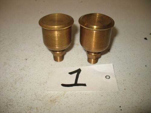 Set Match Pair Brass Oil Cups Hit Miss Gas Engine Lot 1 | eBay