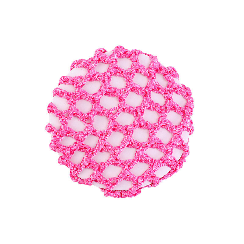 Elastic Band Crochet Hair Bun Cover Snood Pearl Hair Net Ballet Dance ...