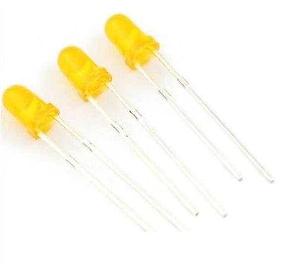100Pcs Diffused Led 3Mm Orange Color Orange Light Super Bright mi | eBay