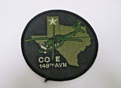 149th AVIATION CO E PATCH Texas ARMY NATIONAL GUARD FLIGHT SUIT BRING ...