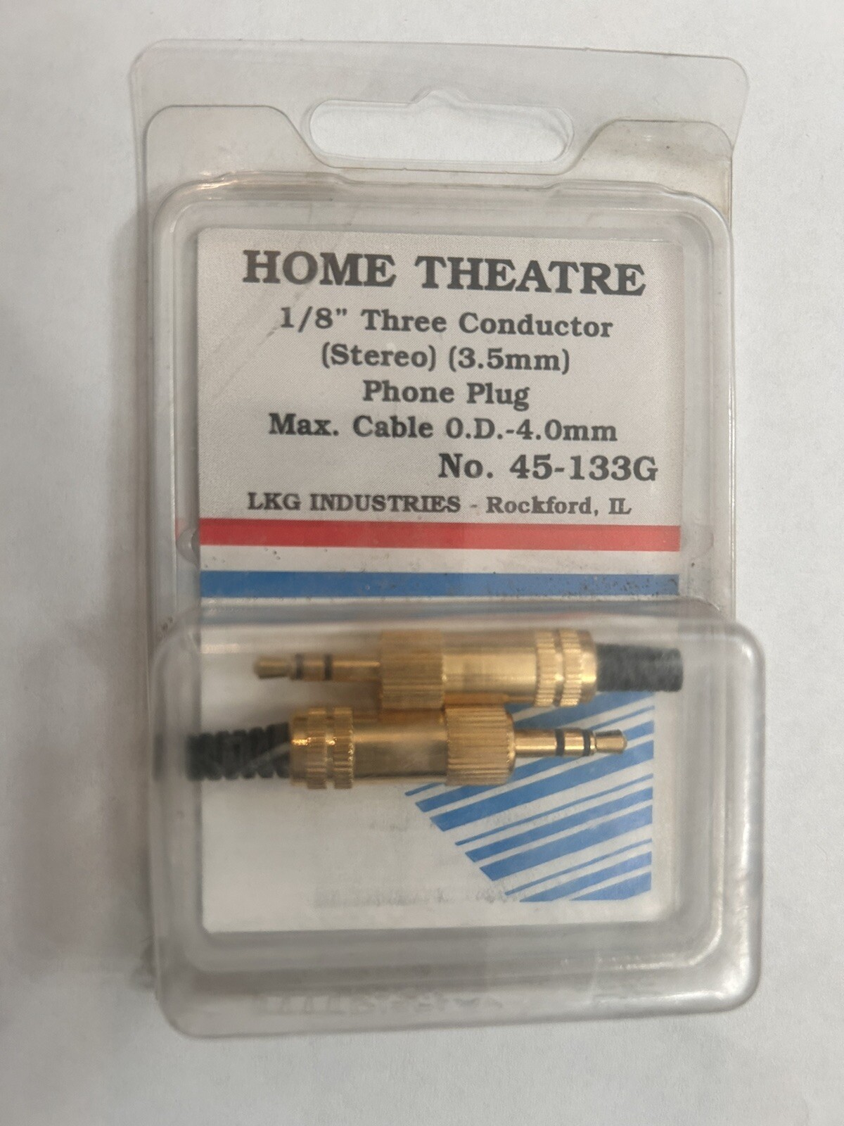 1/8” Three Conductor (stereo) 3.5mm Phone Plugs | eBay