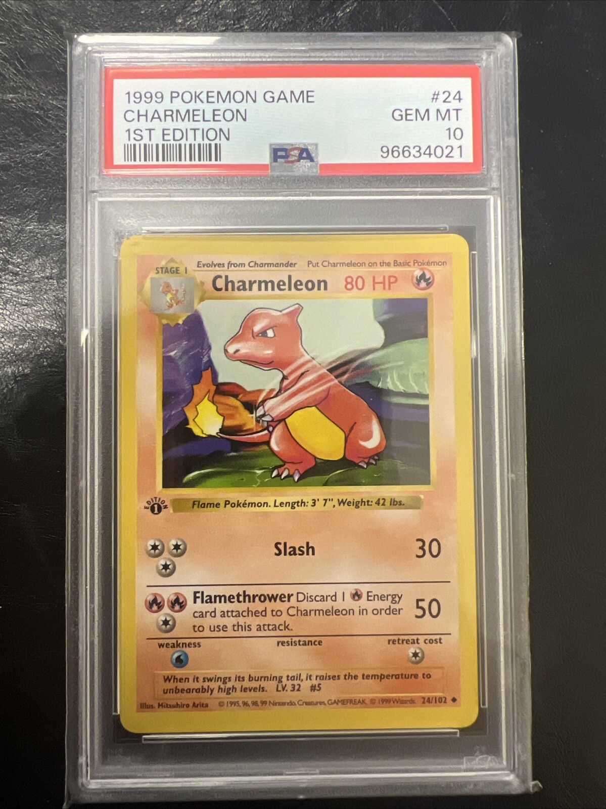 Charmeleon 1999 Pokemon Game #24 1st Edition Price Guide - Sports Card ...