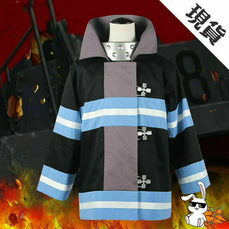 Anime Fire Force Fire Brigade Uniform Shinra Kusakabe Outfits Cosplay ...