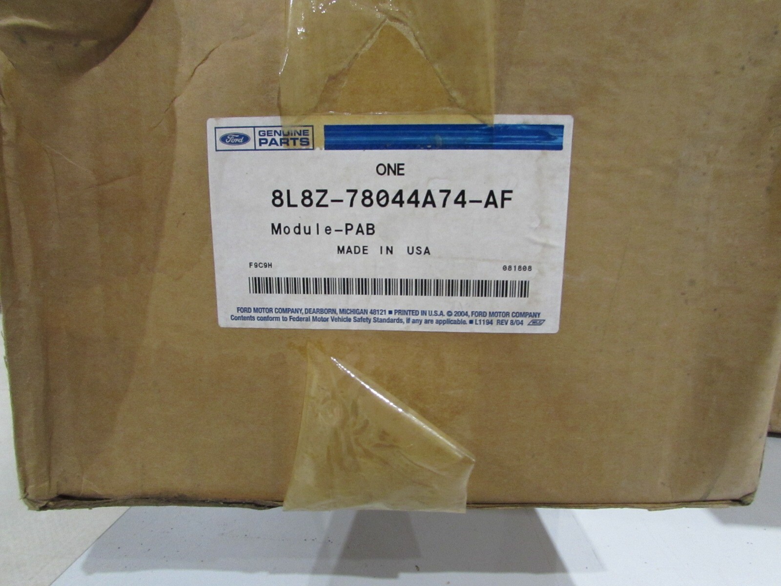 NOS NEW GENUINE FORD MOTORCRAFT PART # 8L8Z-78044A74-AF MODULE | eBay