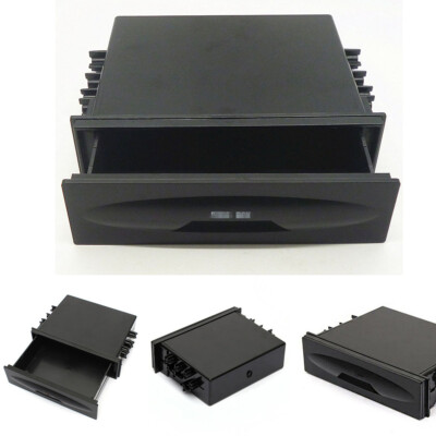 1Pcs Car Interior Single Din Storage Box Organizer Sundries Pocket ...