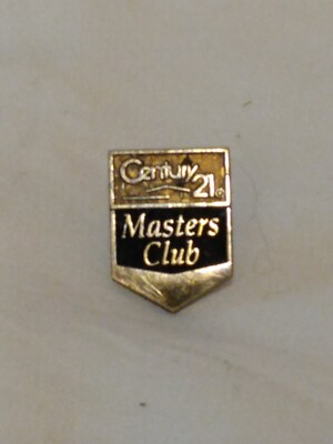 Vintage Century 21 Masters Club Realtor Award Sterling Silver Tie Tack ...
