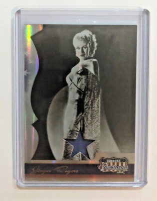 2008 Donruss Americana Ginger Rogers Swatch Card | eBay