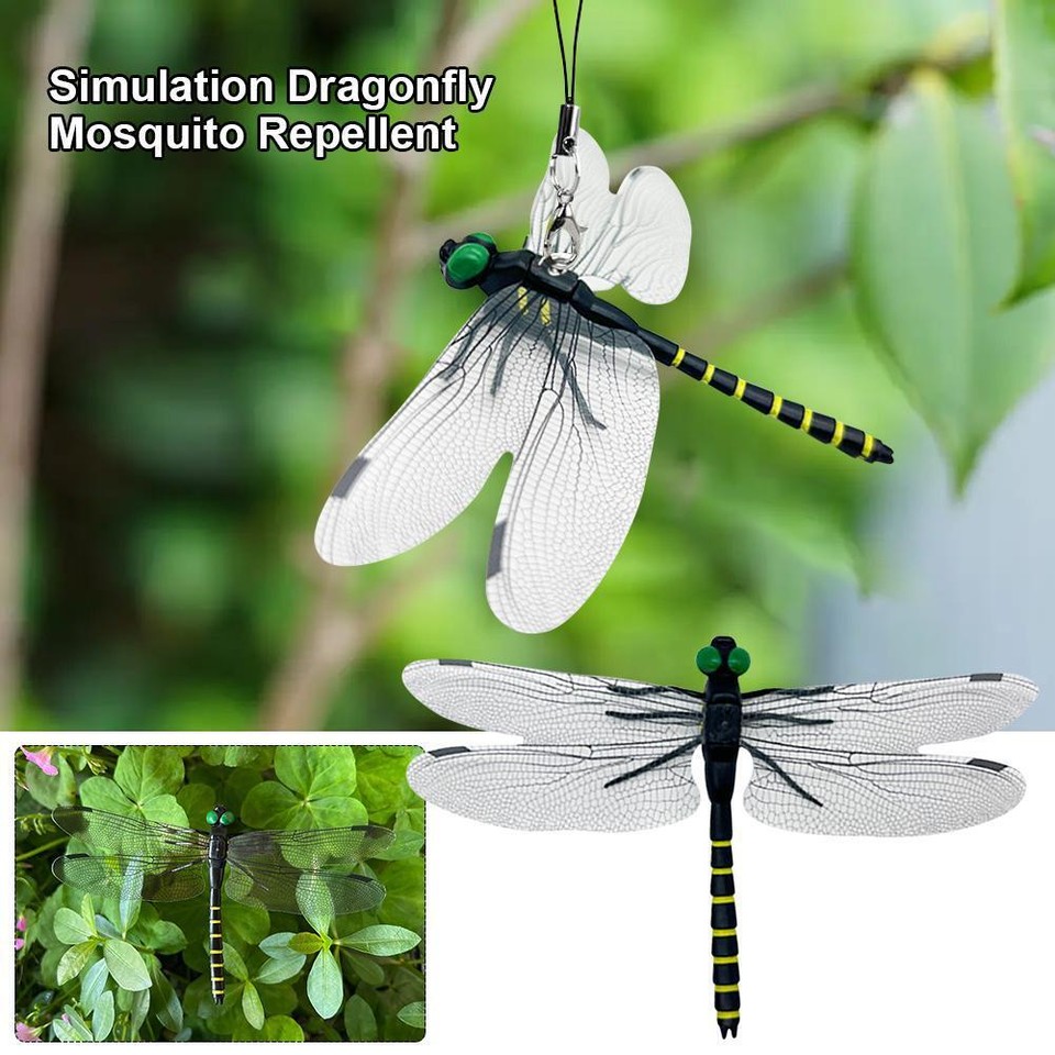 1[10x Simulation Dragonfly Mosquito Repellent Ornament Model-NEW ...