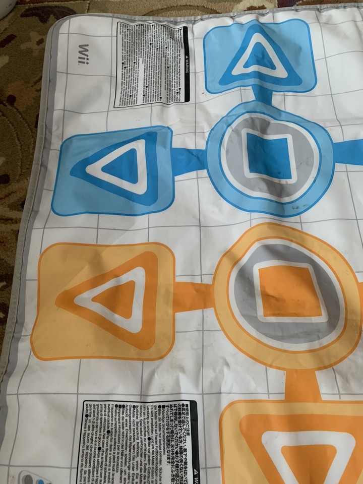 Bandai Namco BC-001 Dance Mat Controller Pad for Nintendo Wii Game 2007 ...