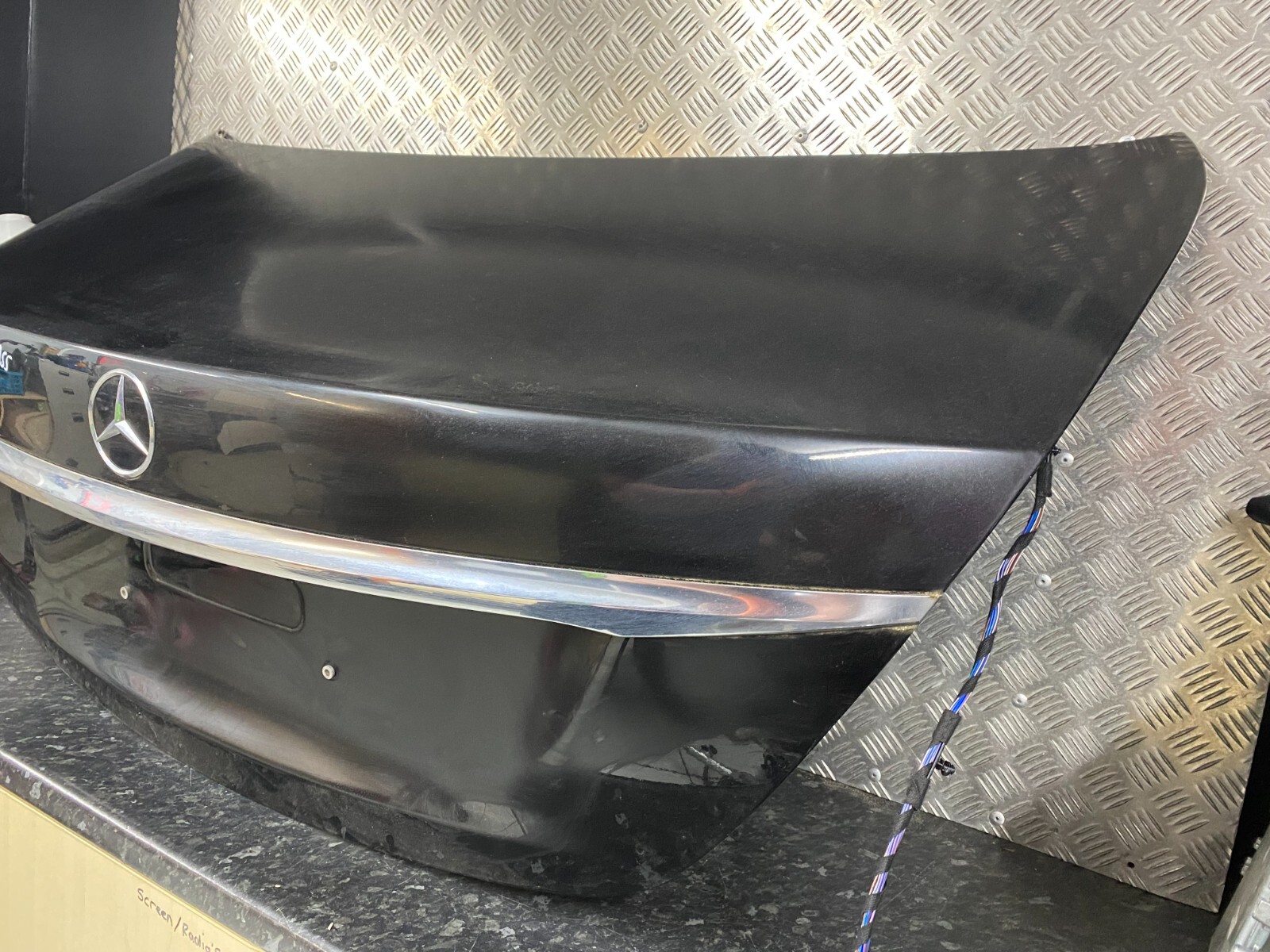 16-20 Mercedes E Class W213 ~ Rear Bootlid Trunk Tailgate ~ Black ...