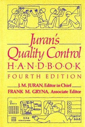 Juran's Quality Control Handbook by J. M. Juran (1988, Hardcover) for ...