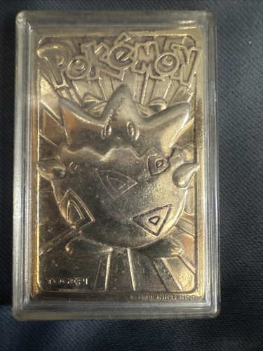 Pokemon - Togepi - 23k Gold-Plated Card - 1999 Nintendo Burger King Toy ...