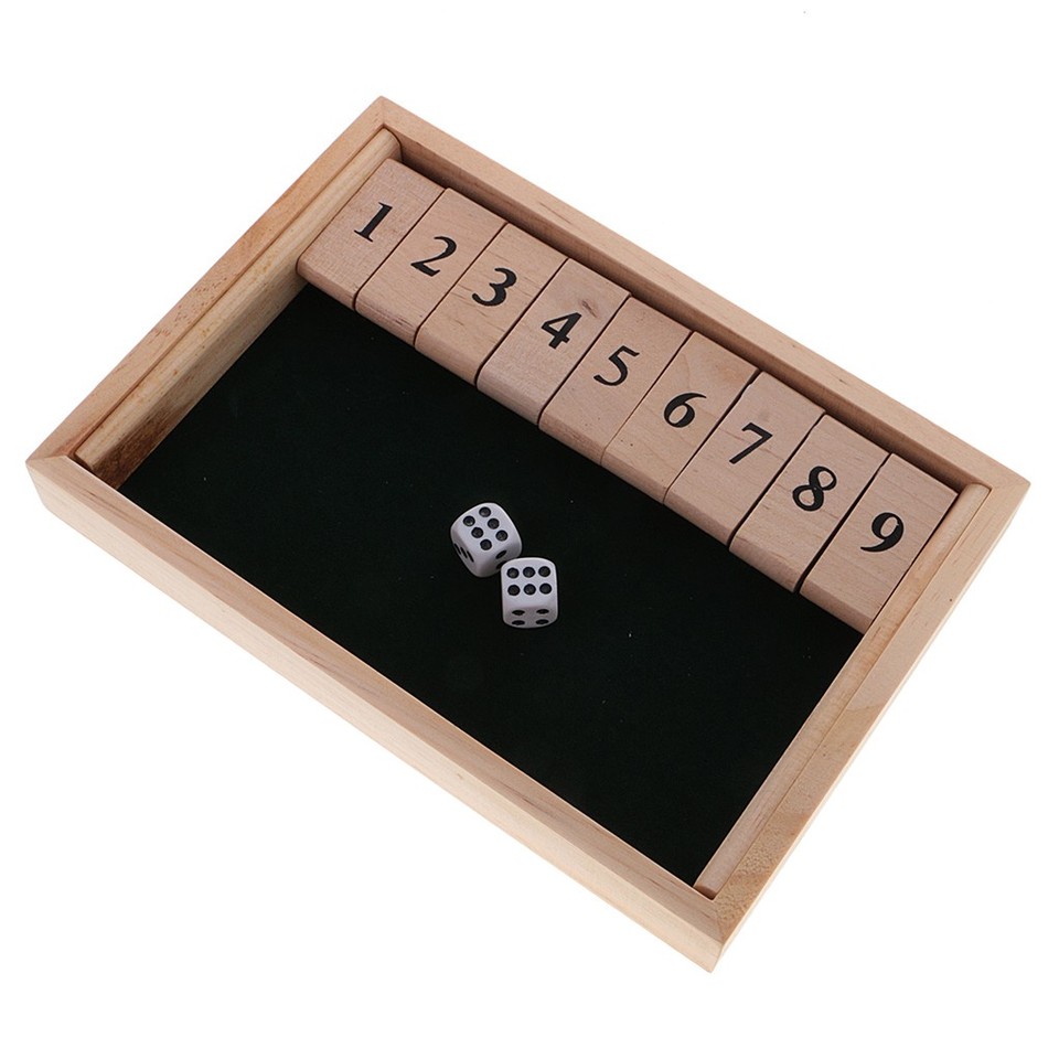 Shut The Box Board Game Set Number Drinking Games Family | eBay UK