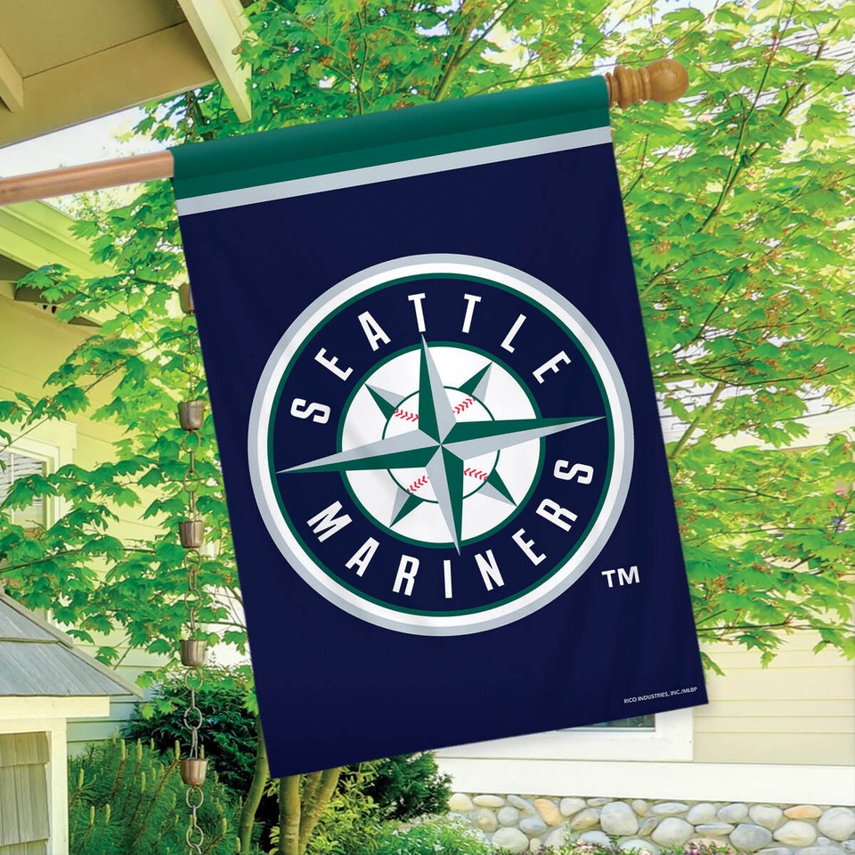 Seattle Mariners House Flag MLB Licensed 28" x 40" Briarwood Lane | eBay