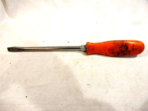MAC Tools Compo Cast Straight Edge Orange Handle Screwdriver | Flat ...