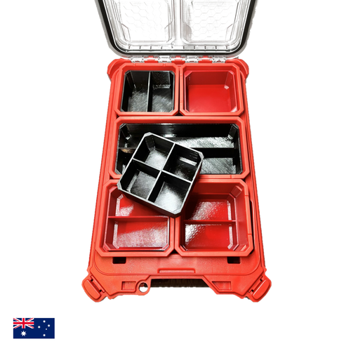 Milwaukee 48228435 & 48228430 Compact Packout & Organiser - Nesting ...