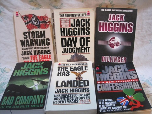 Jack Higgins- 6 pb (Dillinger, Confessional, Bad company, Storm warning ...