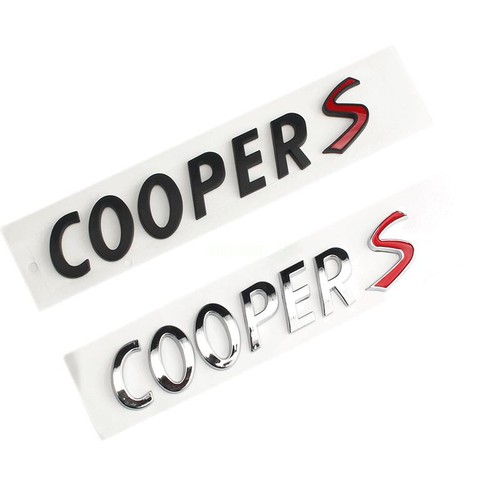 AU Black DECHROME Cooper S Boot Badge EMBLEM For MINI R53 R56 F56 R55 ...