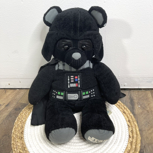 Build a Bear Darth Vader Star Wars Bear w Cape 18" Plush Stuffed Animal ...