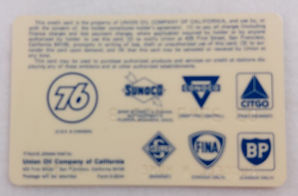 Union 76 National Credit Card Union Oil Company 7 cards FAST SHIP | eBay