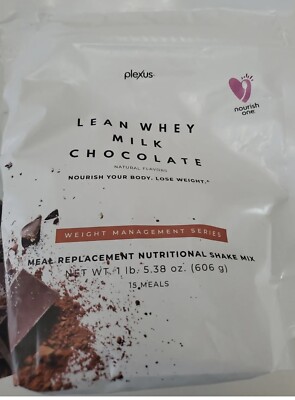 Plexus Lean Whey Meal Replacement - Milk Chocolate-New Sealed-3/2024 | eBay