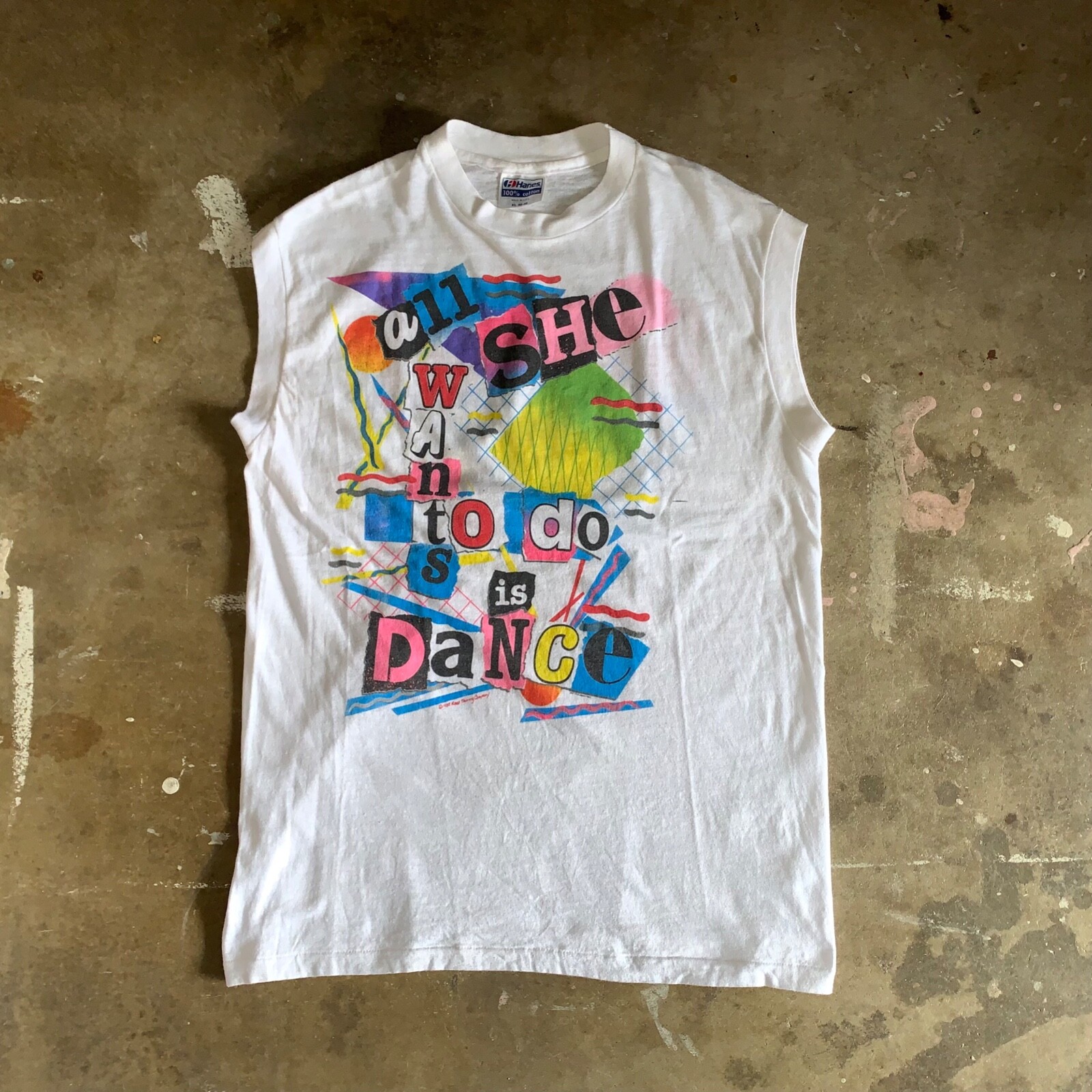 80s VINTAGE DON HENLEY "ALL SHE WANTS TO DO IS DANCE"… - Gem