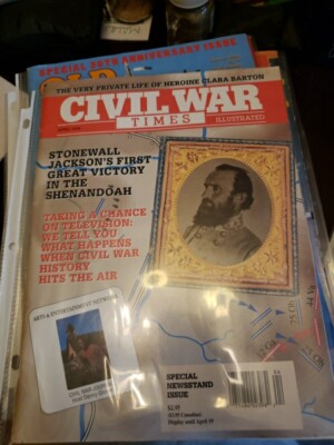 Civil War Times Magazine March/April 1994 Stonewall Jackson, Clara ...