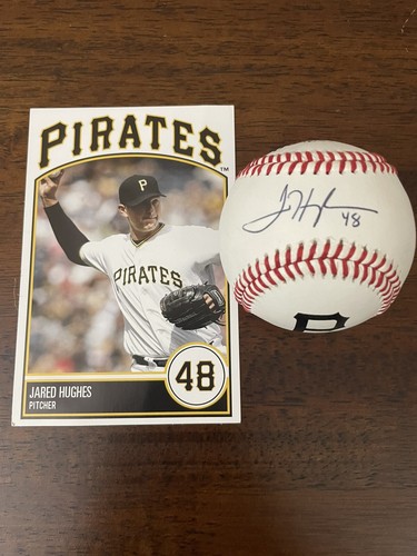 Jared Hughes Pittsburgh Pirates Autographed Signed Baseball From ...